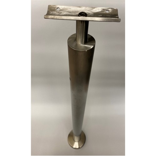 PR36E Brushed Stainless 36" Round End P-Post Railing Kit P9 Series - BB ...